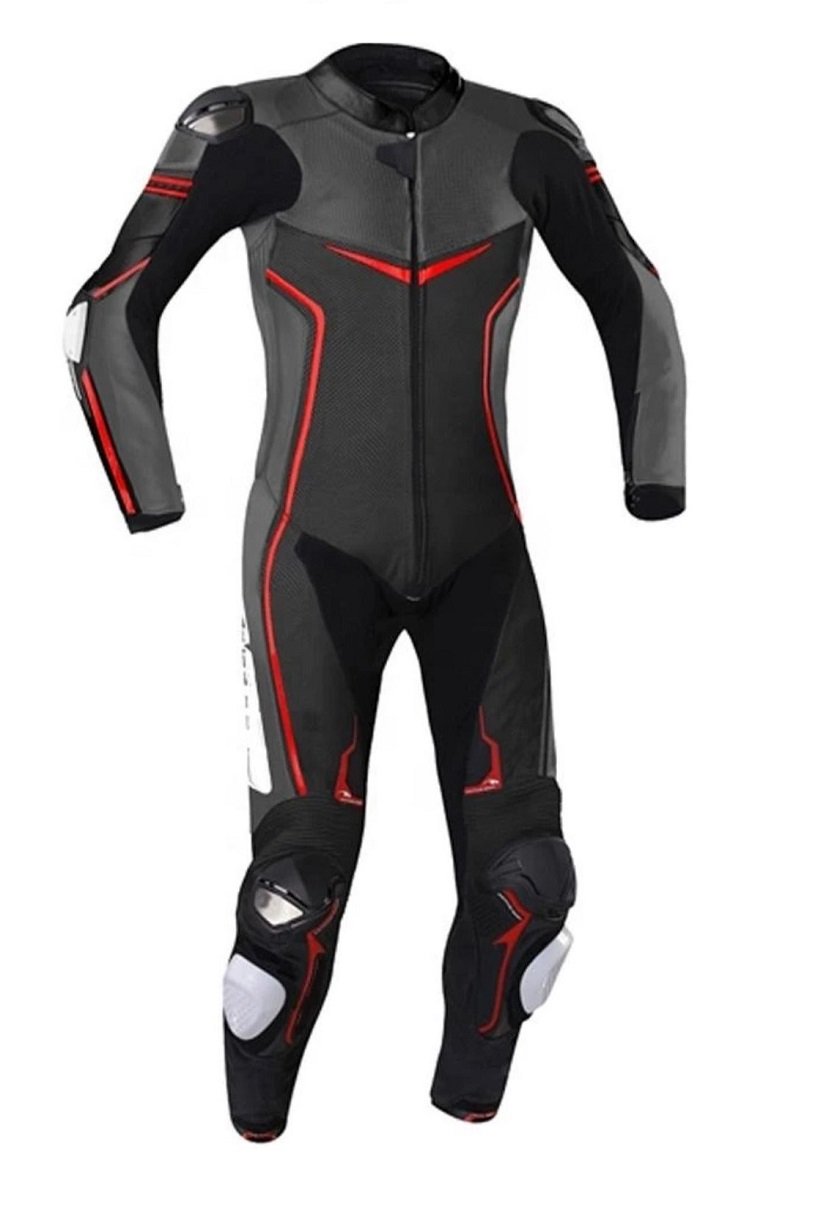 Matagear MG55 Motorcycle Red White Riding Suit - MATAGEAR