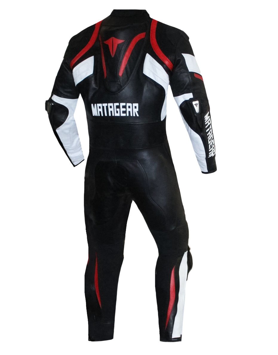 Matagear MG393 One Piece Motorcycle Riding Kangaroo Leather Suit - MATAGEAR