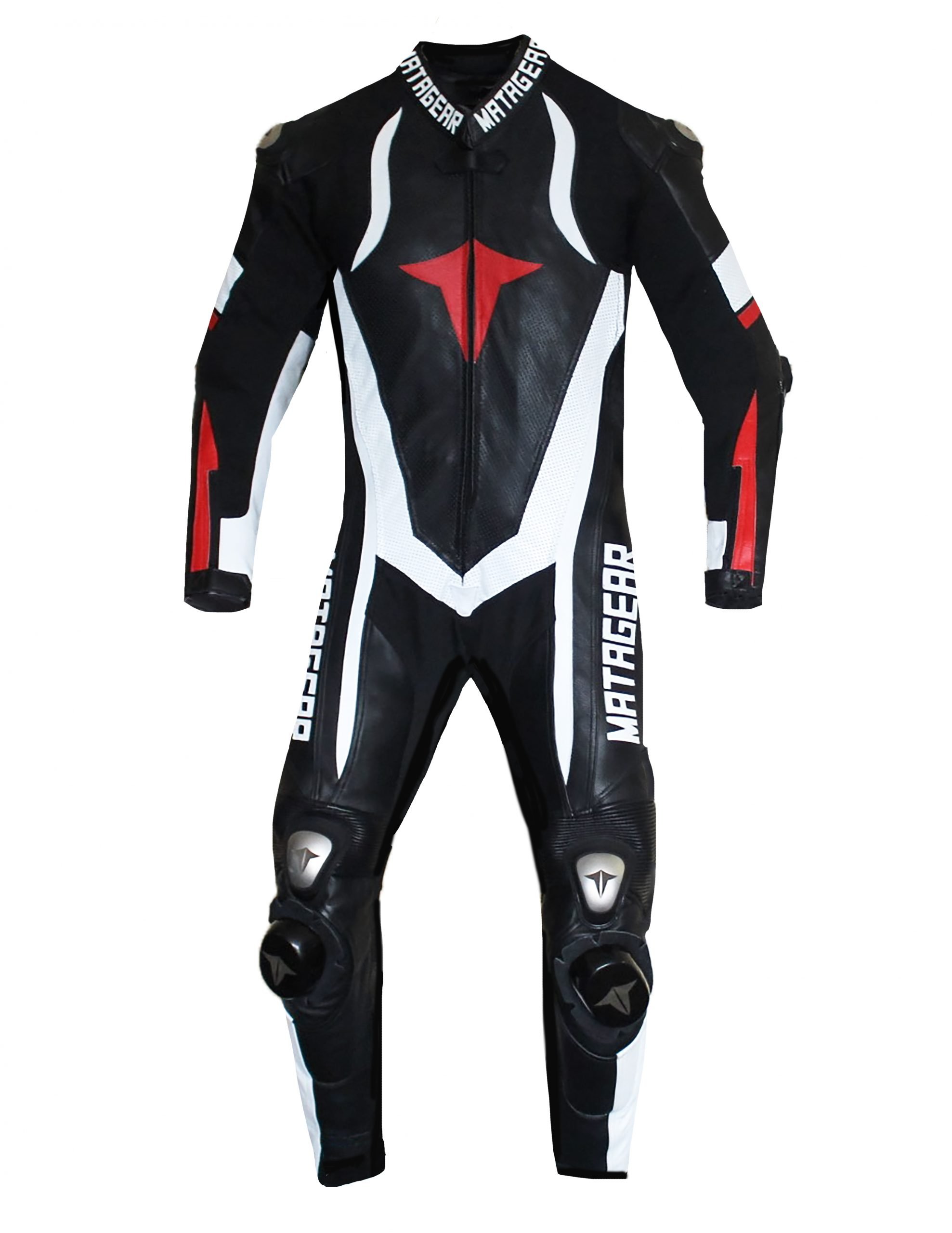Matagear MG393 One Piece Motorcycle Riding Kangaroo Leather Suit - MATAGEAR