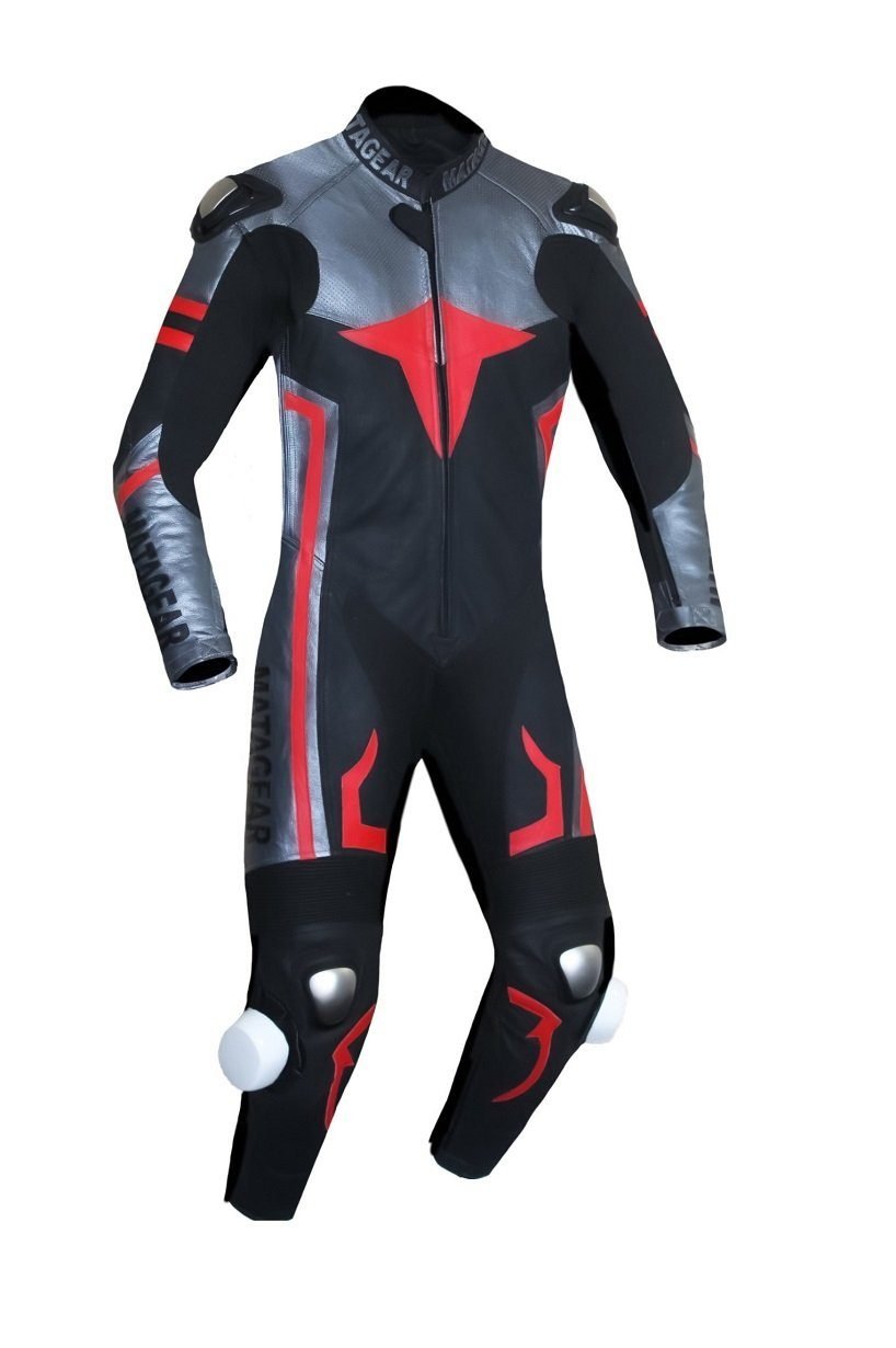 Matagear MG396 One Piece Motorcycle Riding Kangaroo Leather Suit - MATAGEAR