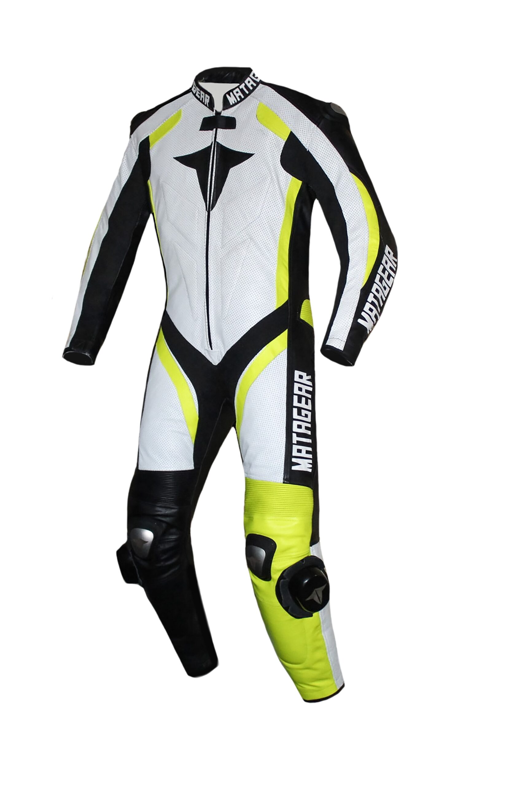 Matagear MG399 One Piece Motorcycle Riding Kangaroo Leather Monterrey ...